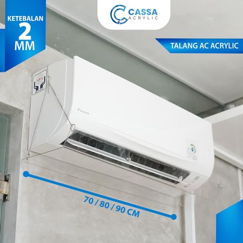 Promo Talang AC Penahan AC Reflektor Penahan Angin AC Akrilik - 70CM ...