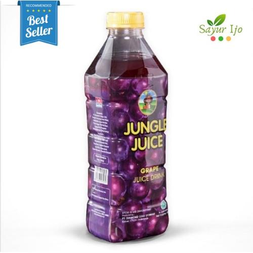 Promo Jungle Juice GRAPE 1 Liter Fresh Jus Drink Sari Buah Anggur Segar ...