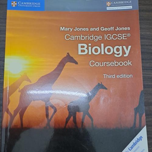 Jual Mary Jones and Geoff Jones Cambridge IGCSE Biology Coursebook 3rd ...