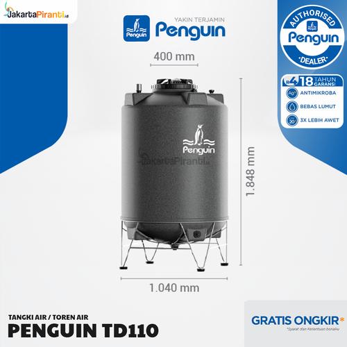 Jual Penguin Tangki | Toren | Tandon Air TD 110 1000 liter - Hitam ...