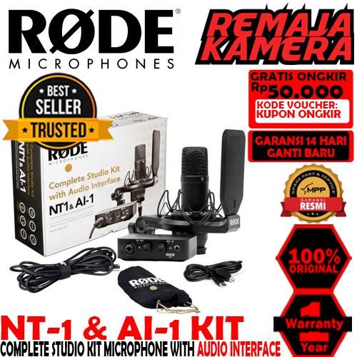 Promo RODE NT1 COMPLETE STUDIO KIT WITH AI-1 / RODE NT1 & AI 1 KIT ...