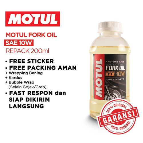 Jual Oli Shock Motul 10W Synthetic Oli Sok Fork Oil Repack 200ml ...