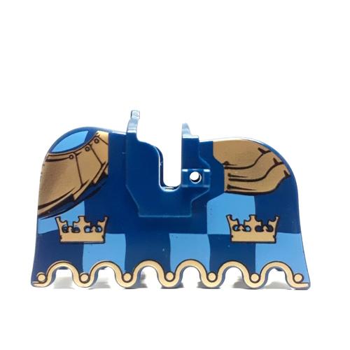 Jual Lego Horse Barding Ruffled Edge with Gold Crowns and Gold Plate ...