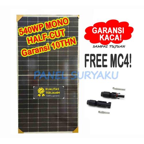 Jual Solar Panel 540wp Mono/Panel Surya 540wp Mono HALF-CUT 72H FREEMC4 ...