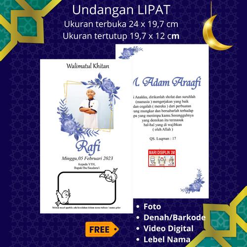 Jual Undangan sunatan khitanan harga murah proses cepat dan hemat kode ...