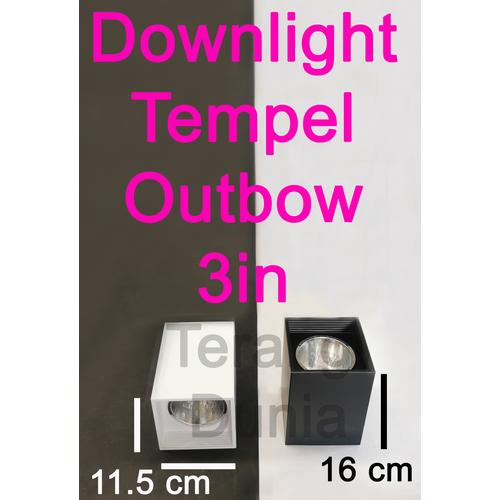 Jual Kap Lampu Downlight Outbow Kotak 4 inch Downlight OB Kotak 3in ...