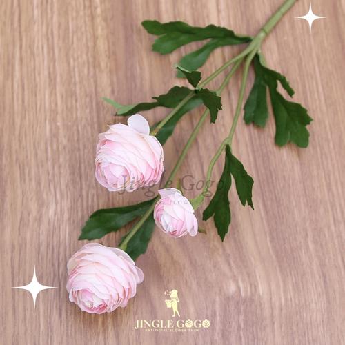 Jual Bunga Peony Ranunculus Bulat Artificial Dekor Buket Mahar Wedding ...