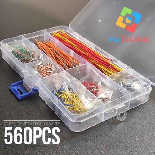 Jual Kabel jumper Tunggal U Breadboard Project Board Protoboard 560pcs ...