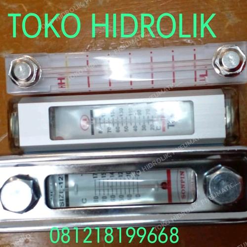 Jual Hydraulic Level Gauge Oil level 5 inch 127 mm Indikator Level Oli ...