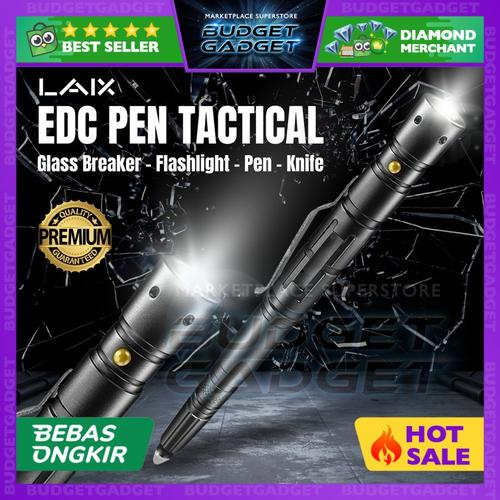 Jual Senter LED Tactical Pen XPE Q5 1000 Lumens Multifungsi Survival ...