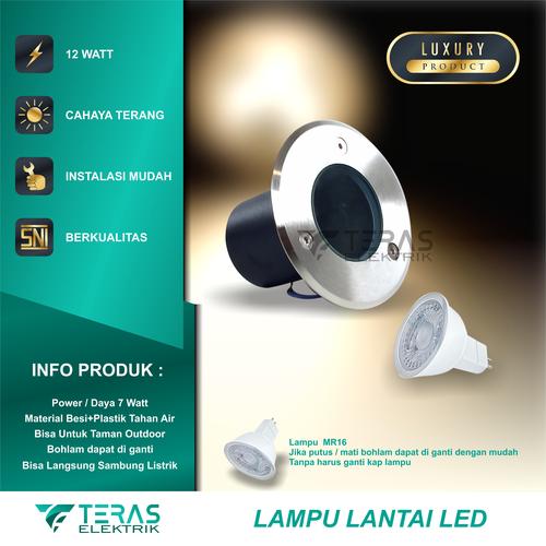 Jual lampu lantai tanam Led 7w outdoor waterproof - Kuning Warm - Kota Tangerang - Teras ...