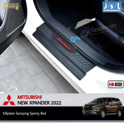 Jual JSL Sillplate Samping New Xpander 2022 Side Scuff Plate Sporty Red ...