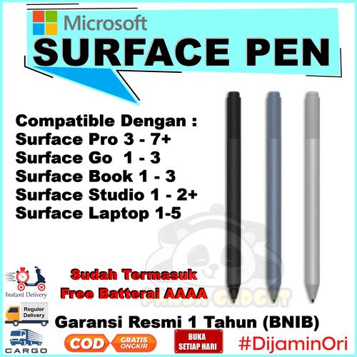 Jual Microsoft Surface Pen For Surface Pro / Go / Book / Laptop / Studio - BNOB hitam - Jakarta ...