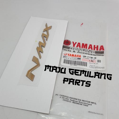 Jual Stiker Emblem /Logo Body 3D Gold New Nmax 155 2DP-F173B-40 - Kota ...