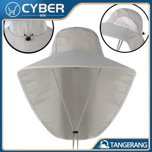 Jual Topi Mancing / Topi Pantai Anti UV / Topi Outdoor Rimba Waterproof ...