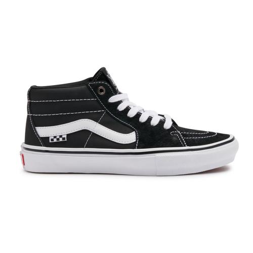 Jual Vans SK8 Mid Pro Skate Grosso Black White Original Resmi - 40 ...