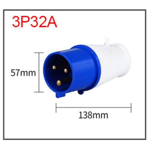 Jual Industrial Surface / Mobile Mounting Socket / Plug 16A / 32A 3 4 5 ...