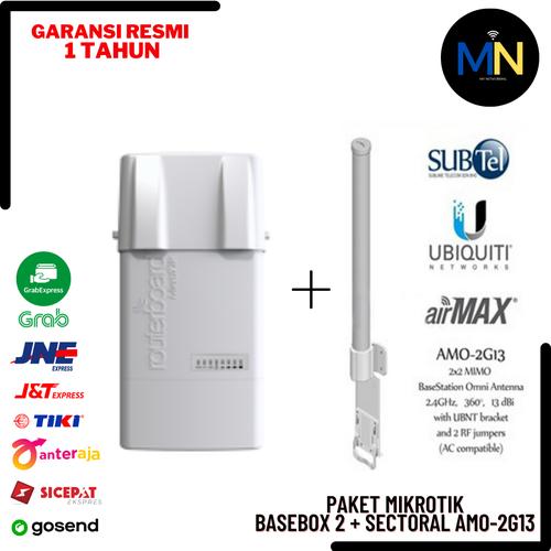 Jual Paket Mikrotik Basebox 2 + Ubnt Omni am o-2G13 - Jakarta Pusat ...