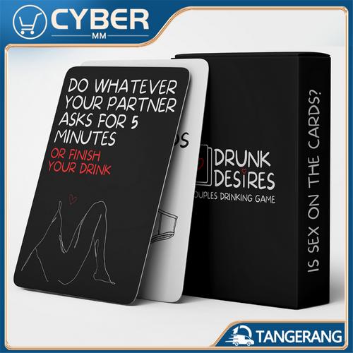 Jual Kartu Drunk in Love / Drunk Desires Couples Drinking Game Cards ...