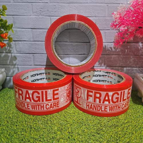 Jual Honhstar Lakban Fragile Untuk Packing Paket 72m - Fragile+Banting ...
