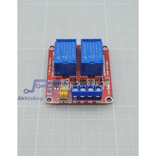 Jual 2 Channel Relay Module 12V Supports High And Low Trigger - Kota ...