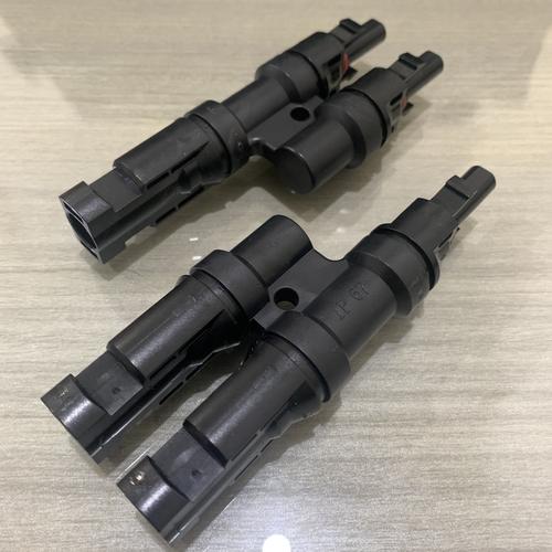 Jual MC4 connector cabang T 2 3 4 konektor solar panel surya - Cabang ...