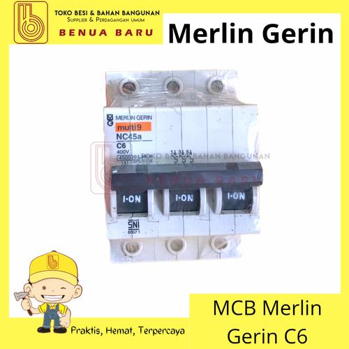 Jual Merlin Gerin MCB C6 6A 3P / MCB 62 A 3P / MCB Merlin Gerin 6 A 3P - Kab. Bekasi - Benua ...