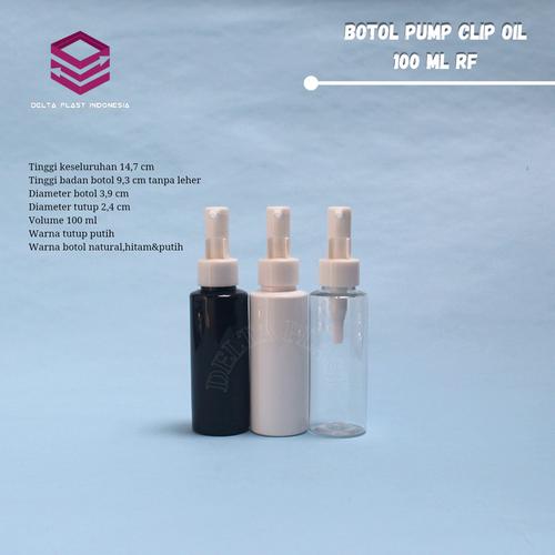Jual Botol pump clip oil 100ml RF/Botol pump 100ml/Pump clip luxury putih - Putih - Kota Bekasi ...