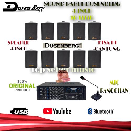 Jual SOUND SPEAKER 10 DUSENBERG 4 INCH,CAFE,RESTORAN,SEKOLAHAN,MESJID ...