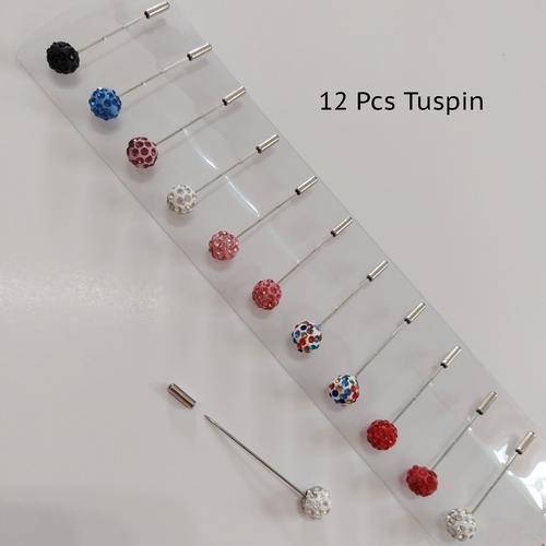 Jual 12 pcs / Selusin Aneka Tuspin Peniti Pentul Berpelindung Anti ...