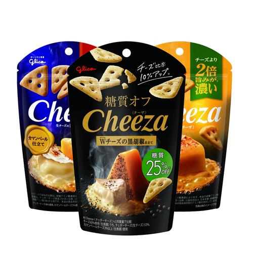 Jual GLICO CHEEZA CAMEMBERT CHEESE CHEDDAR CHEESE CRACKERS SNACK JEPANG ...