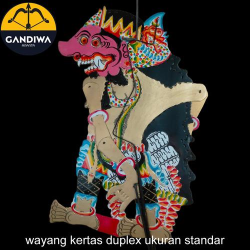 Jual wayang kulit buto Patih besar berbahan kertas karton duplex - Kab ...