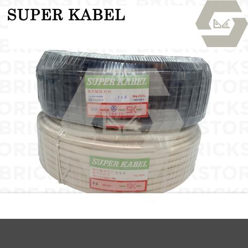 Jual Kabel Listrik NYYHY / NYMHY 3x4 Serabut Putih/Hitam @50m SUPER ...