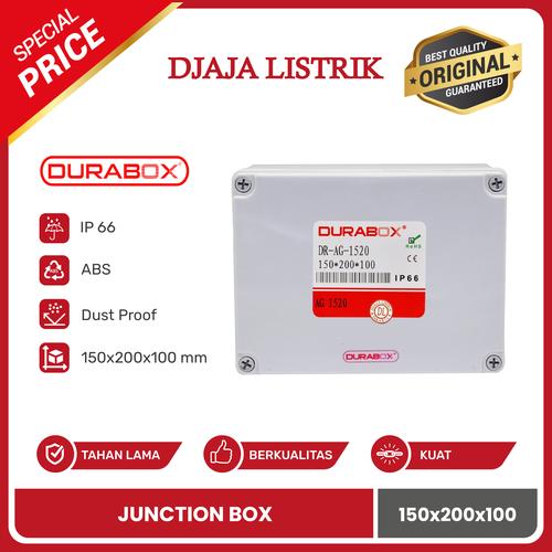 Jual Junction Box Panel Plastik 150x200 x 100 mm Durabox - KUALITAS ...