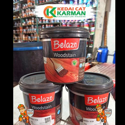Jual CAT BELAZO WOODSTAIN - POLITUR KAYU PERNIS KAYU CLEAR KAYU WARNA ...