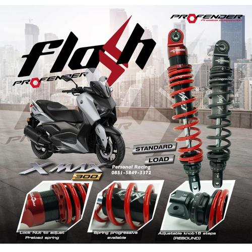 Jual Suspensi Shock Sockbreaker PROFENDER Flash Series Yamaha XMAX 250/ ...