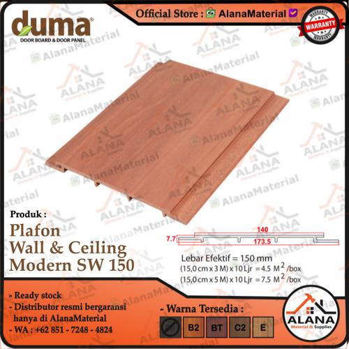 Jual Wall & Ceiling Panel Modern SW 150 3m / 5m SW150 WPC Duma Tipe 3 5 ...