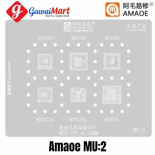 Jual Plat Amaoe Mu2 Cetakan Ic Cpu Mt6582 Mt6735 Mt6589 Mt6755 Original - Jakarta Utara - Gawai ...