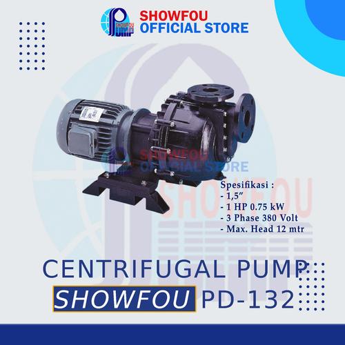 Jual SHOWFOU CENTRIFUGAL PUMP PD-132 1 HP, 3 Phase 0.5 kWatt 1.5 Inch ...