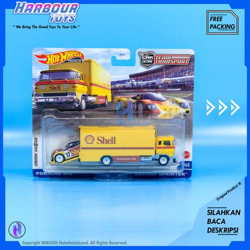 Jual Hot Wheels Premium Car Culture Team Transport Porsche 962 Diecast ...