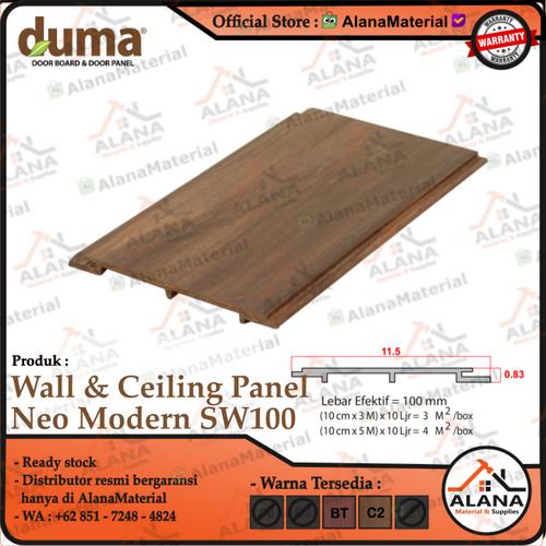 Jual Wall & Ceiling Panel Plafon Neo Modern SW 100 WPC Duma Tipe 3m ...