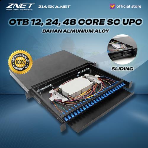 Jual OTB SLEDING 12 24 CORE SC UPC FIBER OPTIC FULLSET BAHAN BESI ALOY ...