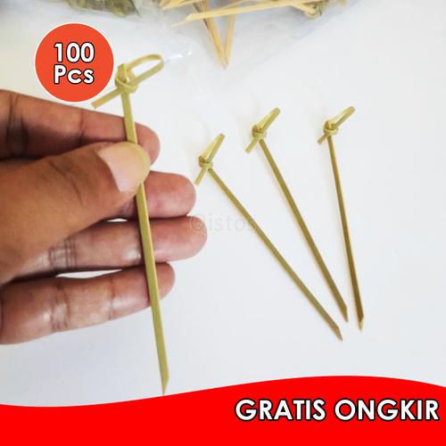 Promo Tusuk Bambu Teposuki 10 cm / 12 cm Tusuk Sate Pita Tusuk Coctail ...