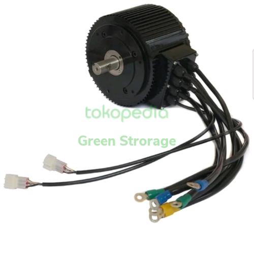Jual BLDC Motor 10KW 48V/72V/96V Liquid Cooling + Controller 48/72/96 V ...