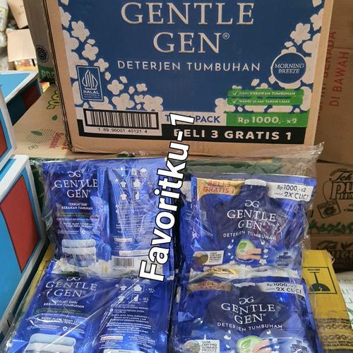Jual Gentle Gen /Gentle Gent Deterjen Cair Dari Tumbuhan Renceng 80 ml ...