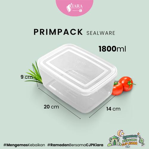 Jual Kotak Sealware Box Bening BPA FREE 1800 ML (Vakum Pack Per 6 Pcs) - 1 pcs - Jakarta Barat ...