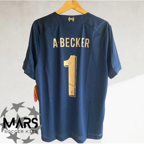 Jual Liverpool 19/20 Stadium Home Goalkeeper Jersey + A.Becker Nameset ...