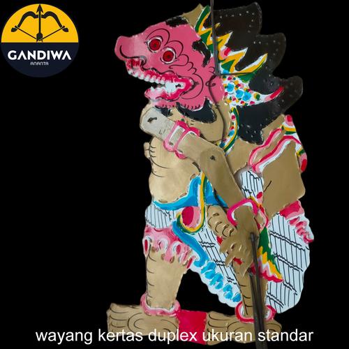 Jual wayang kulit buto brabah berbahan kertas karton duplex - Kab ...