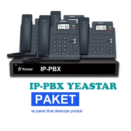 Jual Paket IP-PBX Yeastar plus IP-Phone Yealink 8-16-24 Extension - 8 ...