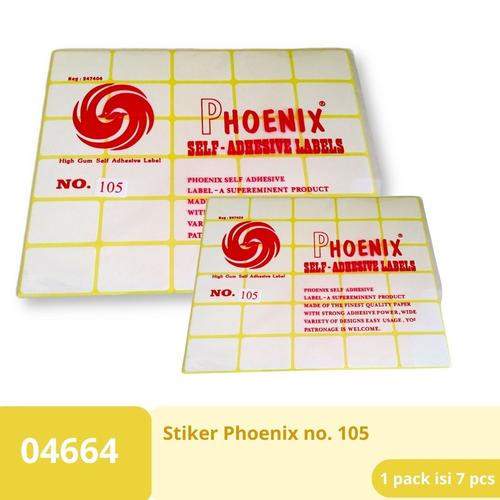 Promo Label Stiker Phoenix QQ No.105 Kertas Harga Nama Undangan 24 x 37 ...
